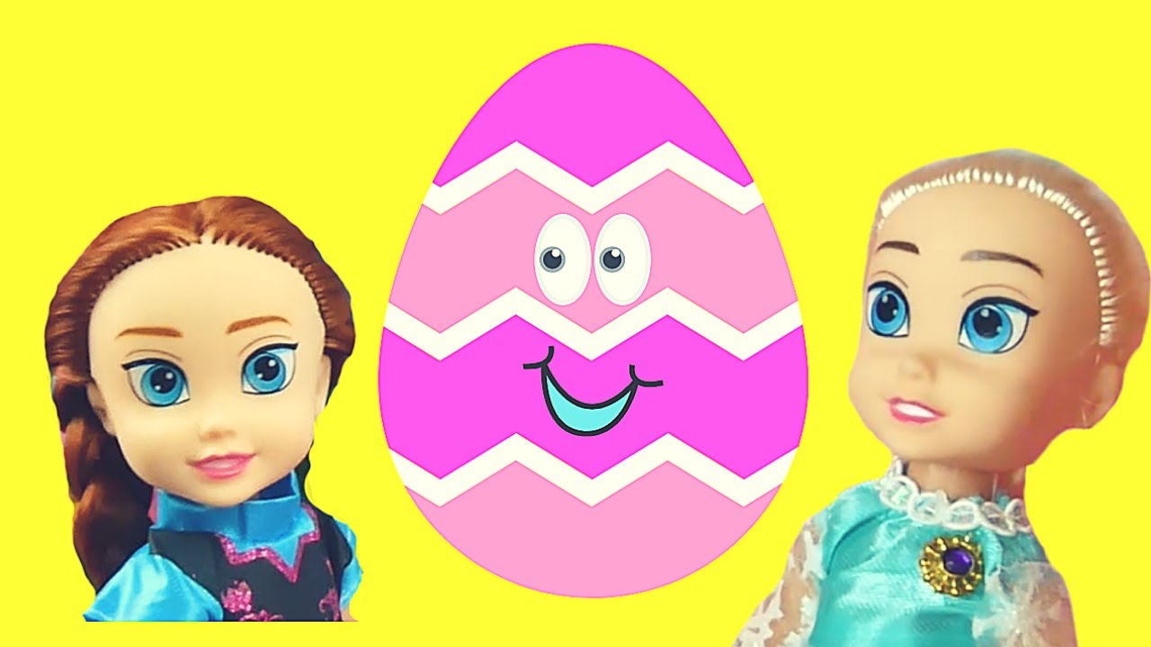 Elsia and Annia Toddlers surprise egg - YouTube