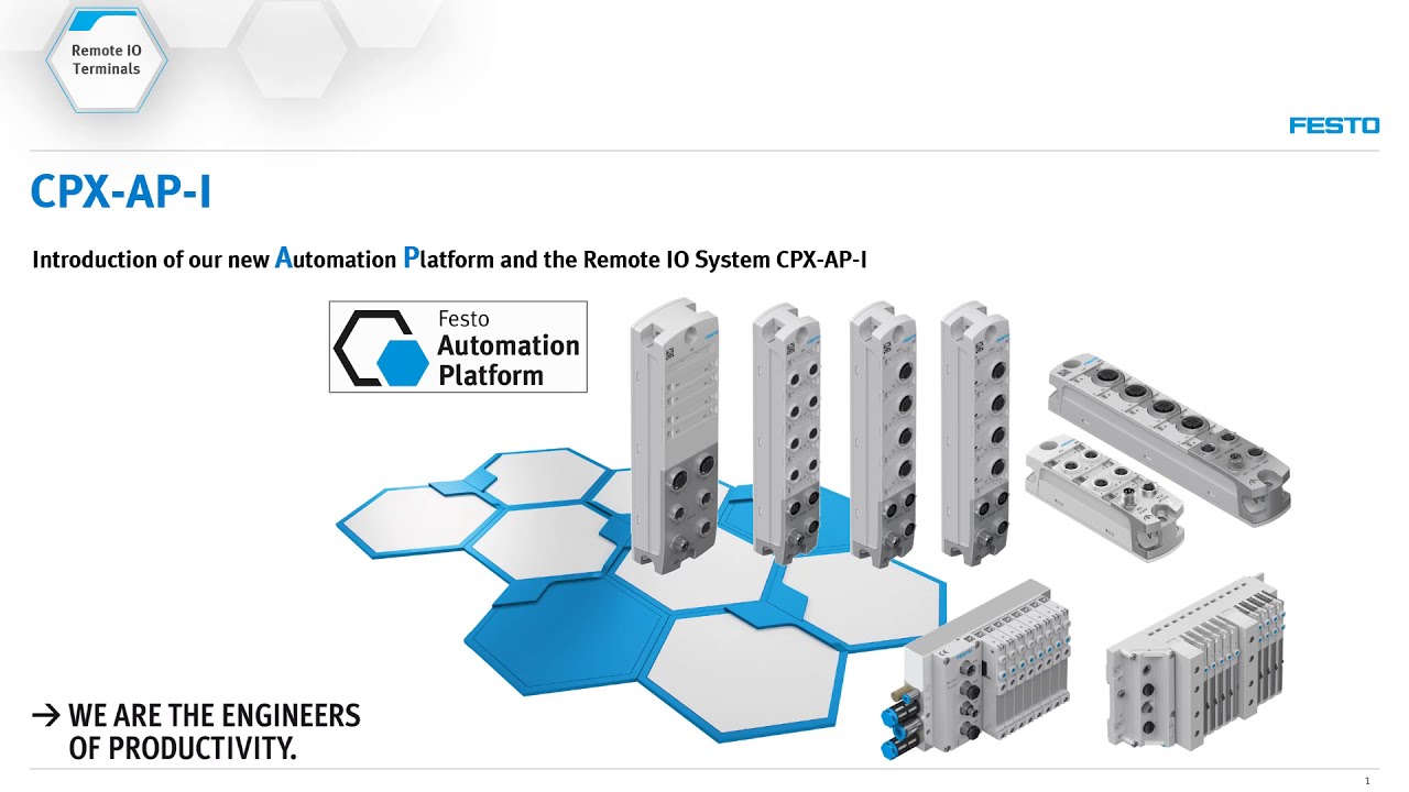 [Remote I/O] CPX-AP-I | 한국훼스토 - YouTube