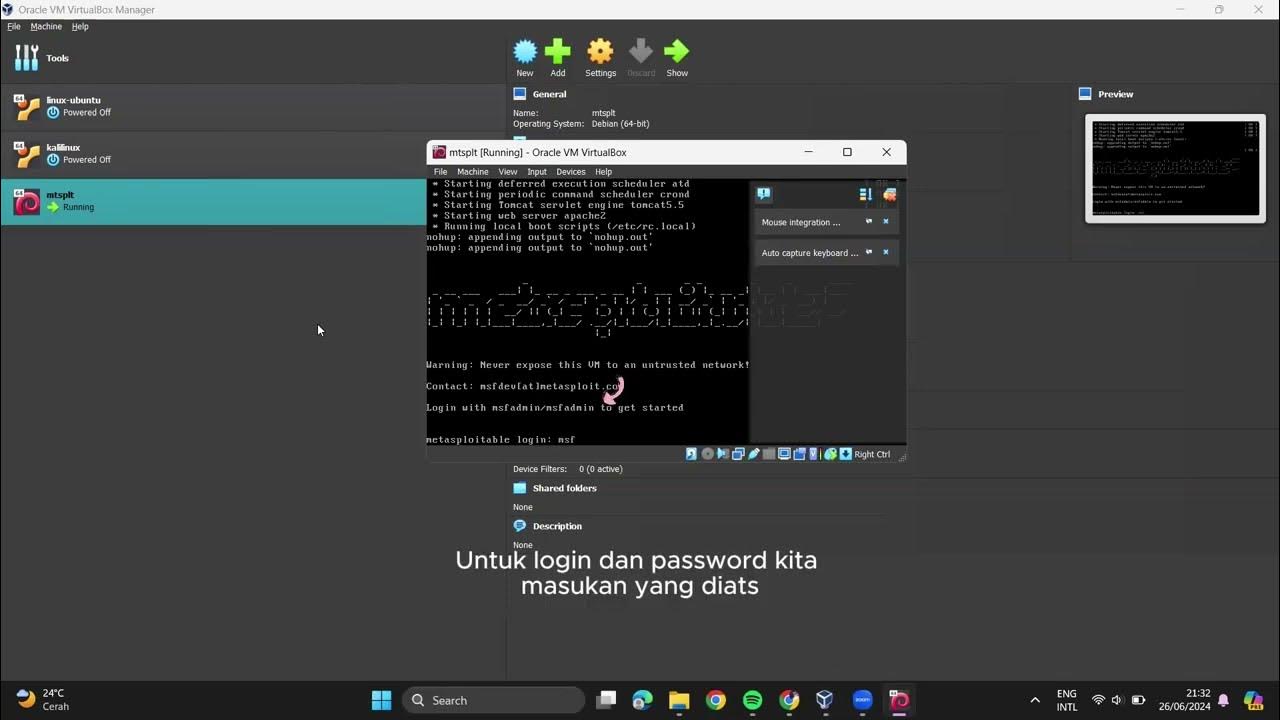 Install Metasploit di Virtual Box | SKJ - YouTube