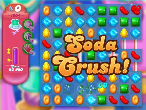 Candy Crush Soda Saga Level 1804 (3 stars, NO boosters) - YouTube