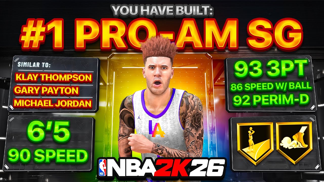 THE #1 META PRO AM SHOOTING GUARD BUILD IN NBA 2K26! - YouTube