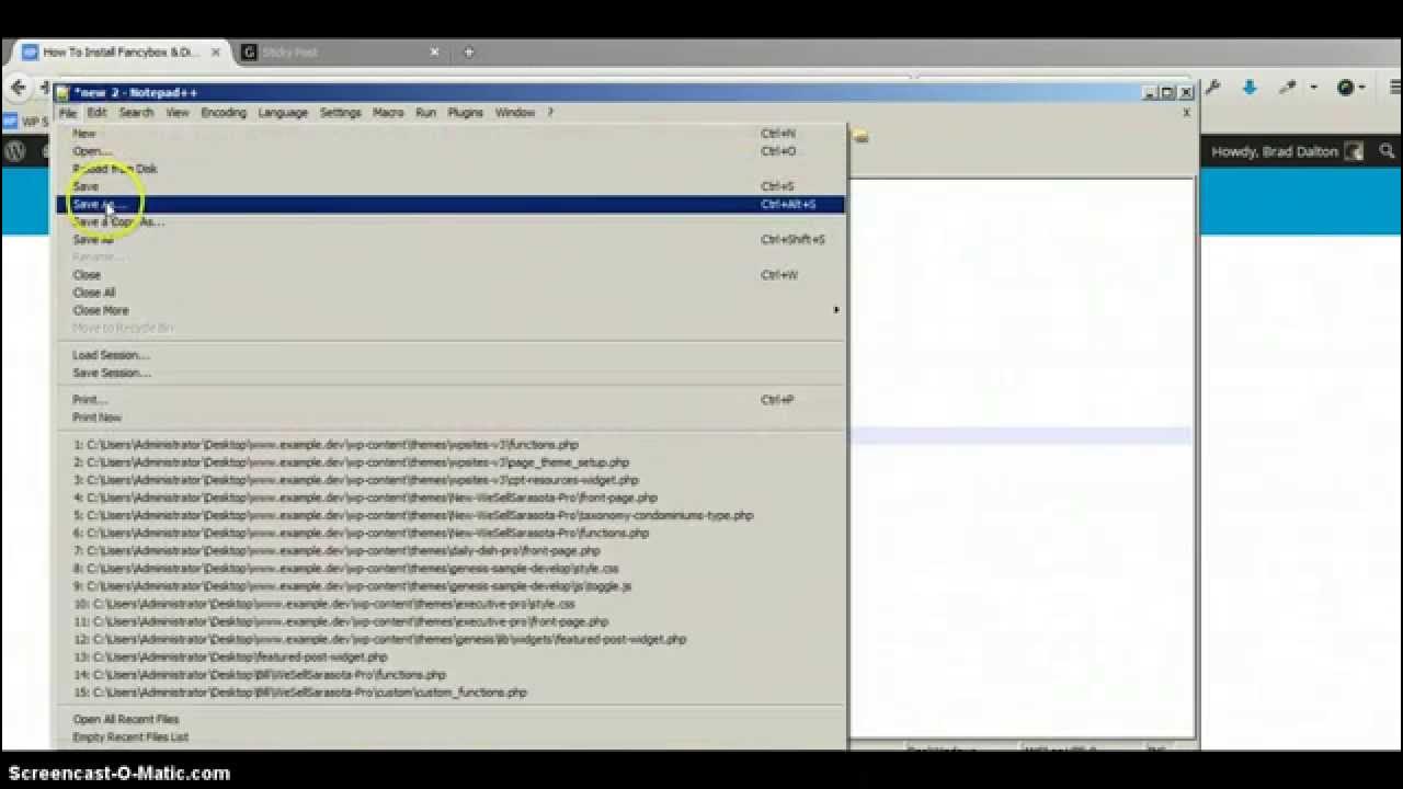 Install Fancybox in a WordPress Theme - YouTube
