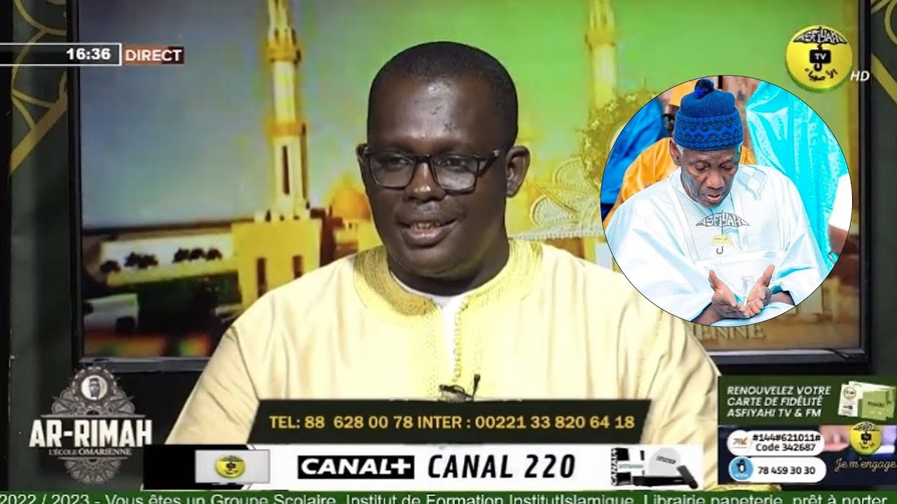 Serigne Babacar SY Abdou Aziz appelle en direct dans l’émission AR ...