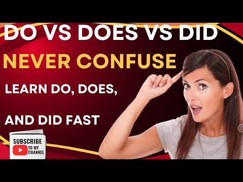 Do, Does, and Did Explained: Boost Your English Skills - YouTube