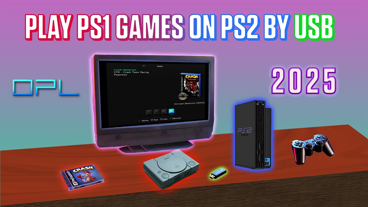 How to Easily Play PS1 Games on PS2 Using USB (2025) | Full Step-by ...