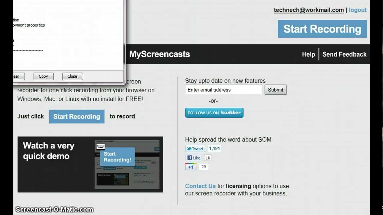 Screencast-o-matic(Record Your Screen From Your Browser) - YouTube