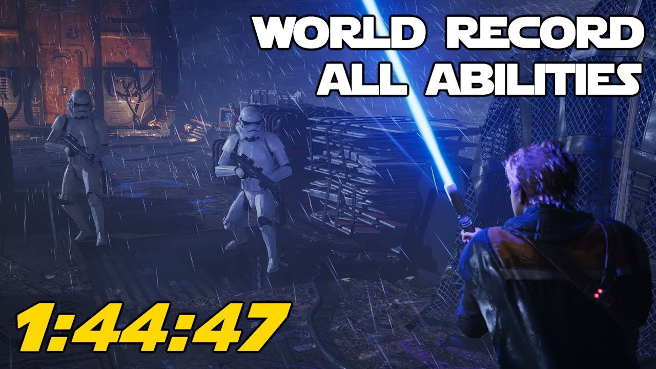 [WR] Star Wars Jedi: Fallen Order All Abilities Commentated Speedrun ...