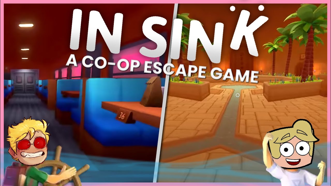🔴The Puzzle Solving Pair!!! In Sink: Co-op Puzzle Game! Levels 4 & 5 ...