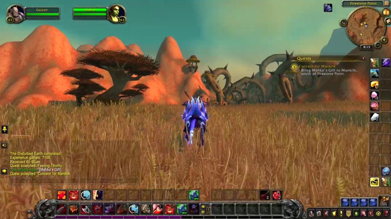 World of Warcraft - Horde Quest Guide - Concern For Mankrik - YouTube