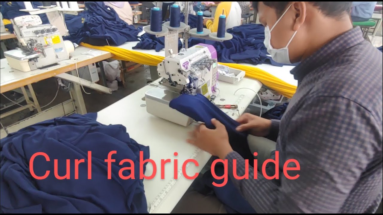 Curl Fabric Guide for T-shirts Side Seam, 4 Thread Overlock Machine. @RonyMechanic - YouTube