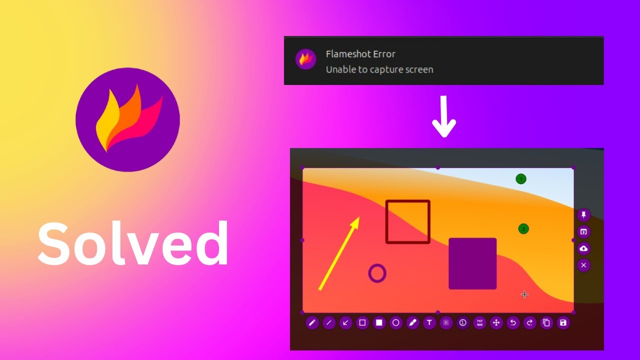 Unable to Capture Screen: 🔥 Flameshot Error Fixed - YouTube