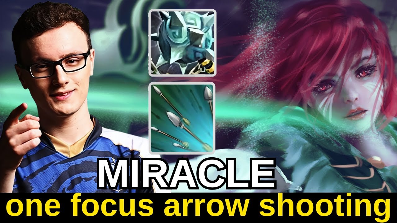 MIRACLE [Windranger] Multiple arrow shooting kill mode free kill dota2 ...
