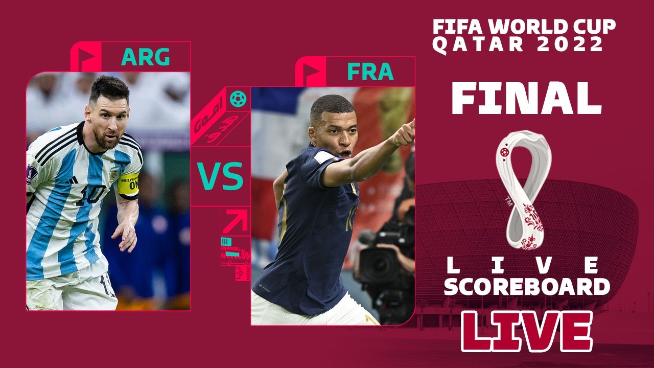 ARGENTINA VS FRANCE FINAL - Live Scoreboard - FIFA World Cup 2022 ...