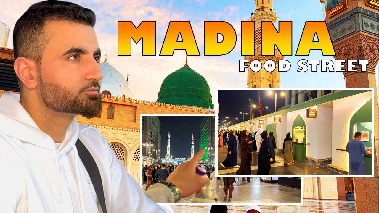 FIRST DAY IN MADINA | MADINA FOOD STREET | ROZA PE HAZRI I UMRAH URDU ...
