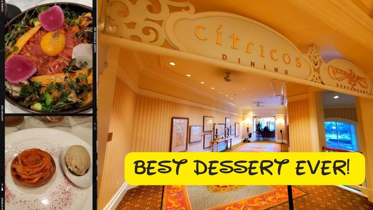 Citricos at Disney's Grand Floridian! Best Dessert on Disney Property ...