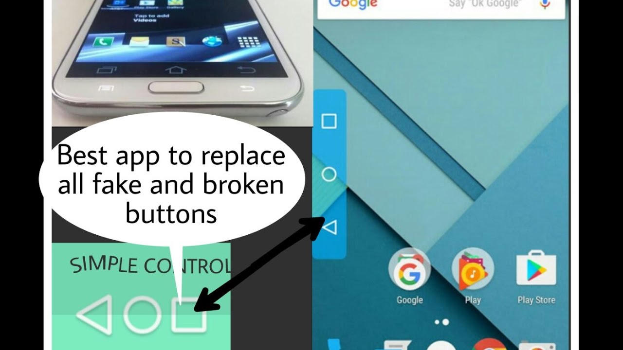 HOW TO FIX HOME BUTTON ON ANDROID - SIMPLE CONTROL APP REVIEW - ANDROID ...