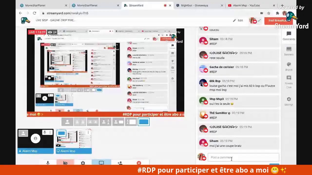 LIVE MSP - GAGNE DRIP PIXEL INK ! - YouTube