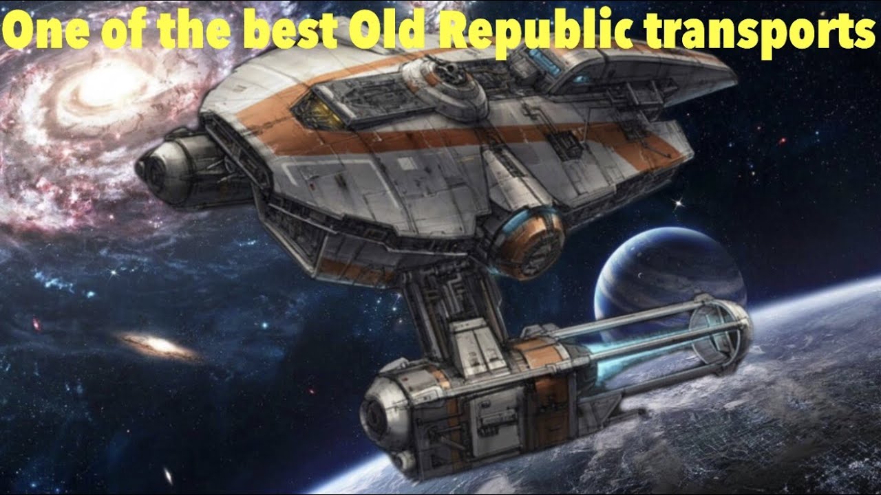 The Republic transport shuttle | one interestingly shaped shuttle - YouTube