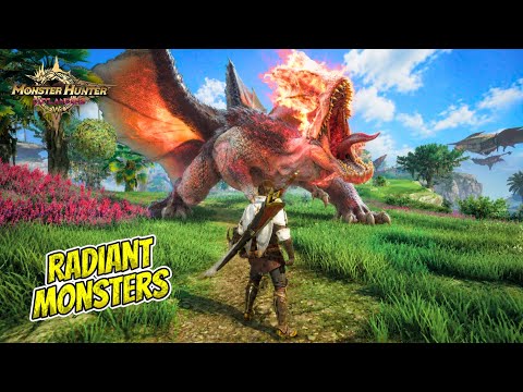 Monster Hunter Outlanders - Hunting All Radiant Monsters Gameplay (Android/iOS)