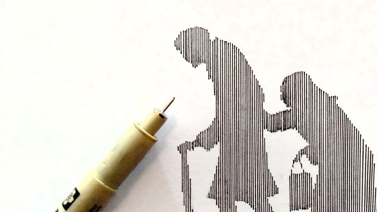 Old Age Couple Line Art | Ammazing Creative Drawing By Artist Safi ...