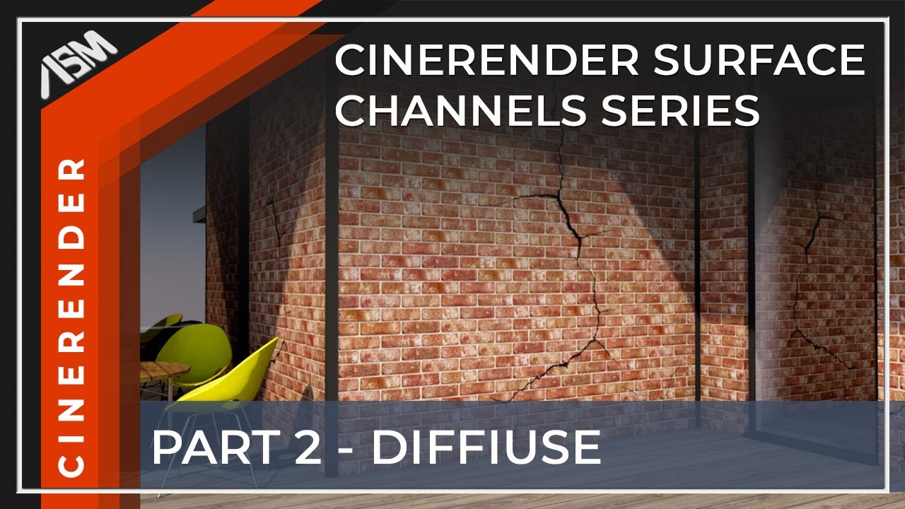 CineRender Surface Settings Series Part 2 Diffuse Channel in ARCHICAD - YouTube