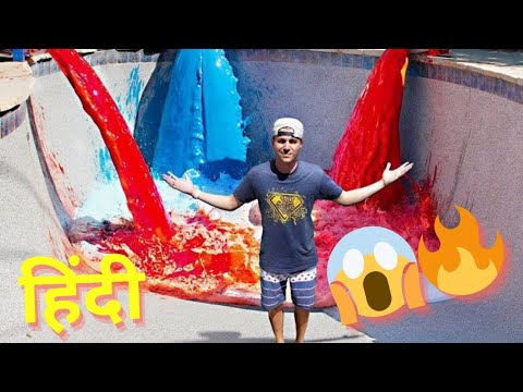 (हिंदी) World's Largest Elephant Toothpaste Experiment _ mark Rober ...