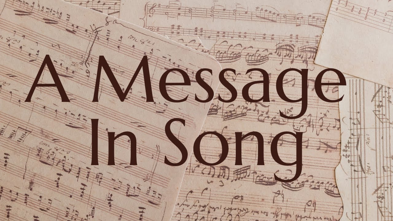 A Message in Song - Sunday Morning Service - August 28, 2022 - Elder ...