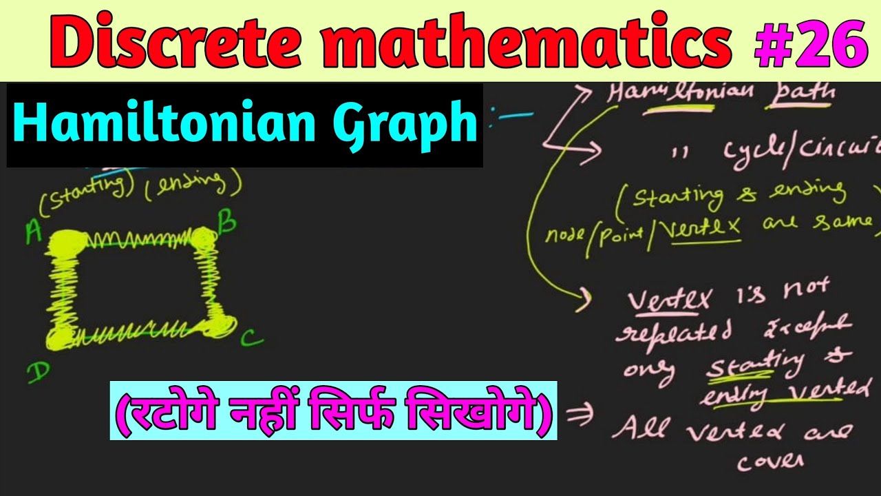 Hamiltonian Graph In Graph Theory Hamiltonian Path And Hamiltonian Cycle With Example YouTube Hamiltonian Graph In Graph Theory Hamiltonian Path And Hamiltonian Cycle With Example YouTube