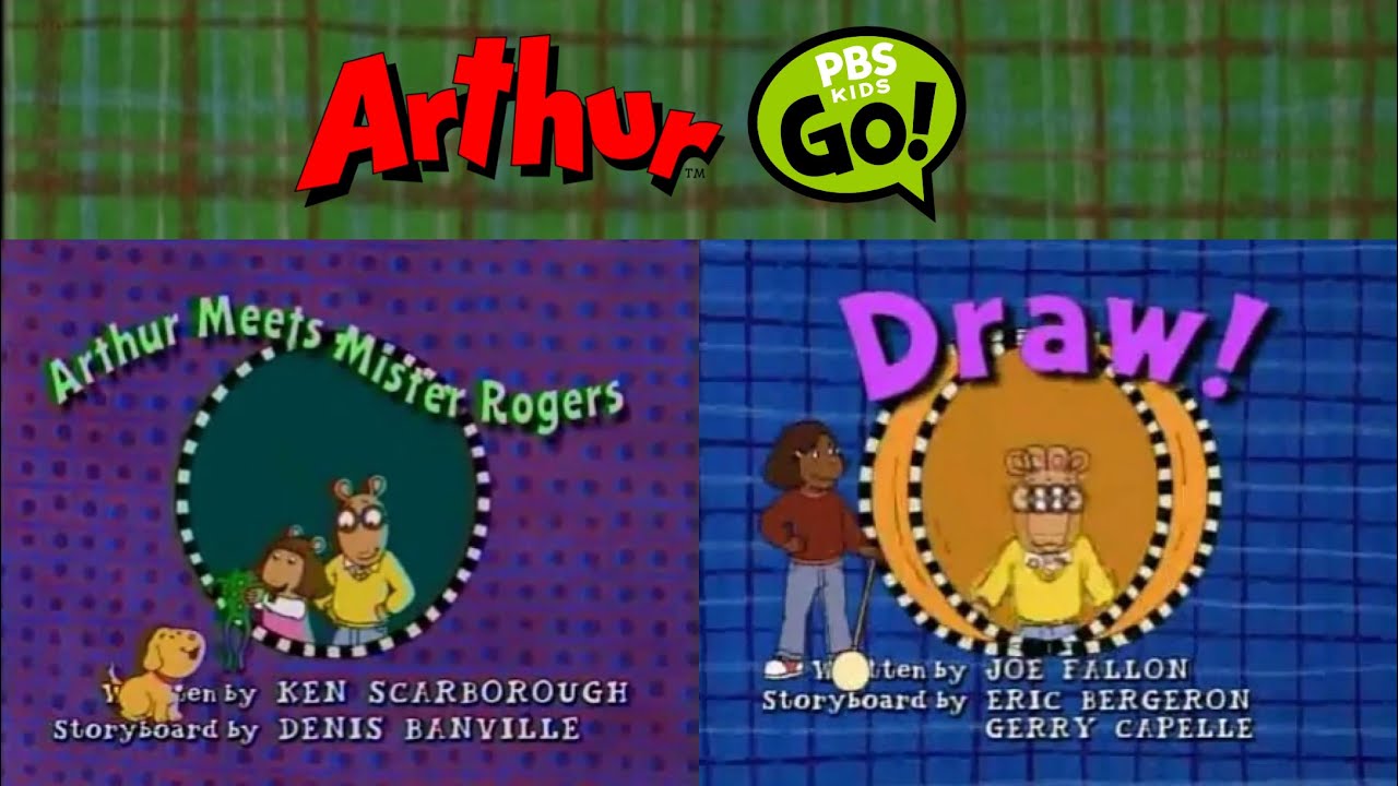 Arthur Meets Mister Rogers/Draw! Ending & Funding (PBS Kids Go! 2006 ...