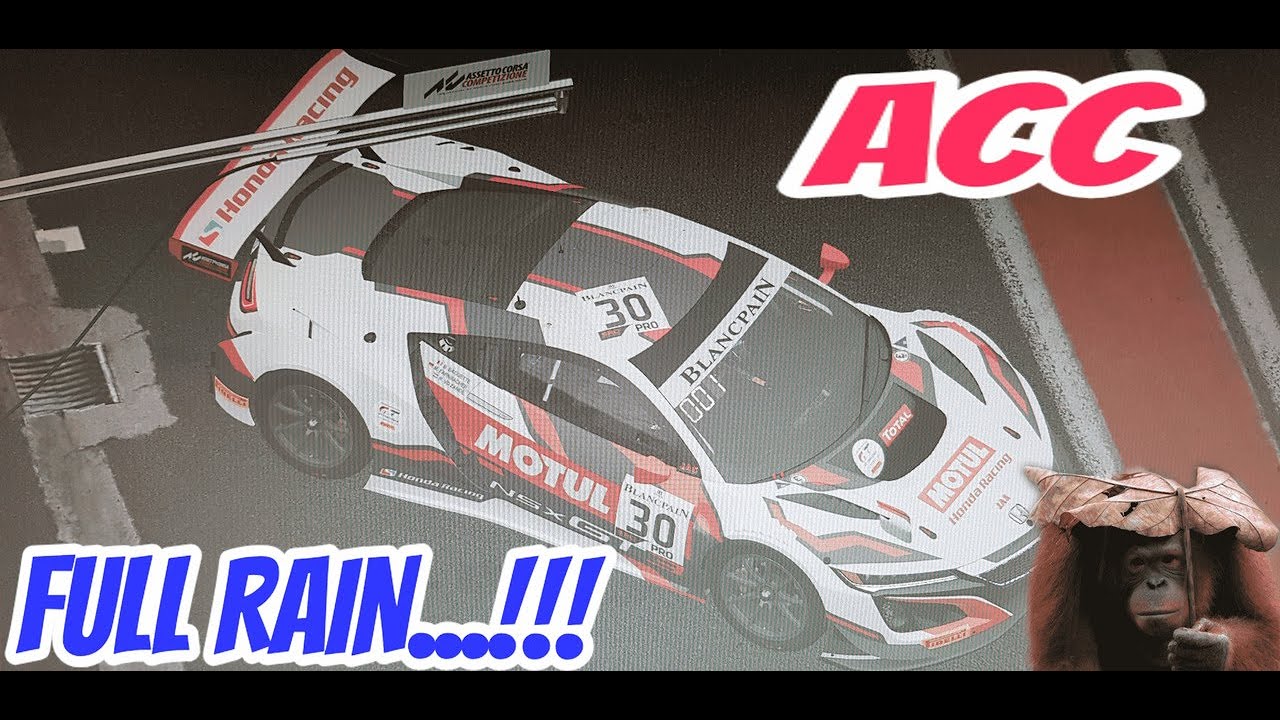 ACC Full Rain. - YouTube