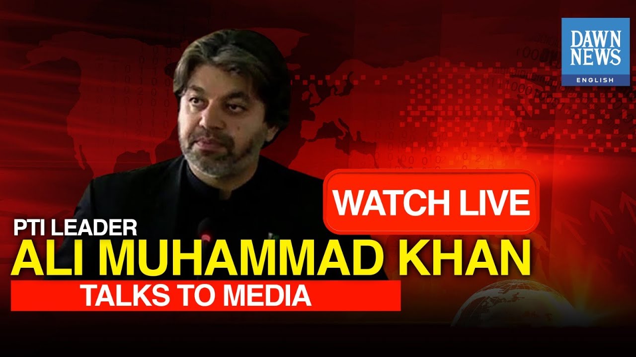 🔴LIVE: PTI Leader Ali Muhammad Khan Talks To Media | CJs Letters Case ...