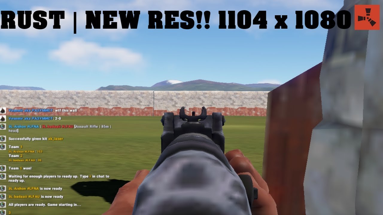 RUST | NEW RES!!! 1104 x 1080 - YouTube