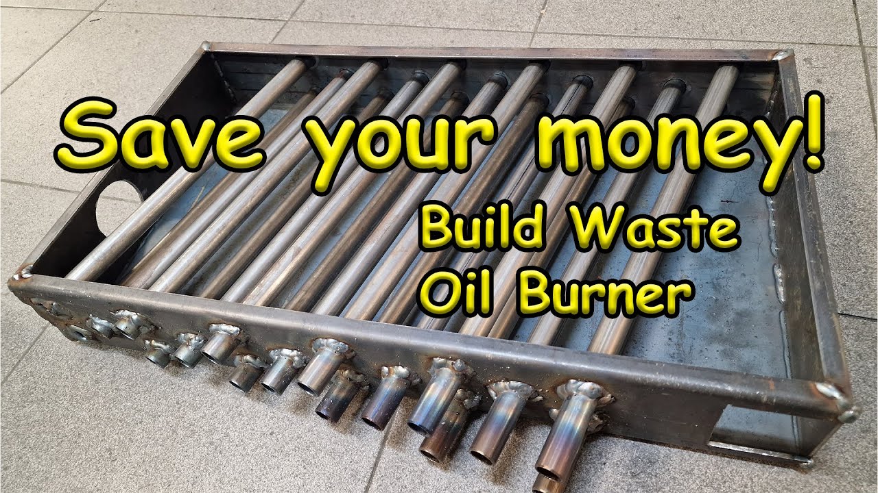 Save your money! How to Make Efficient Waste used Oil Burner DIY stove ...
