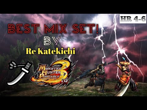 MHP3RD | My Mix Set Armor Longsword For Highrank (HR 4-6) - YouTube