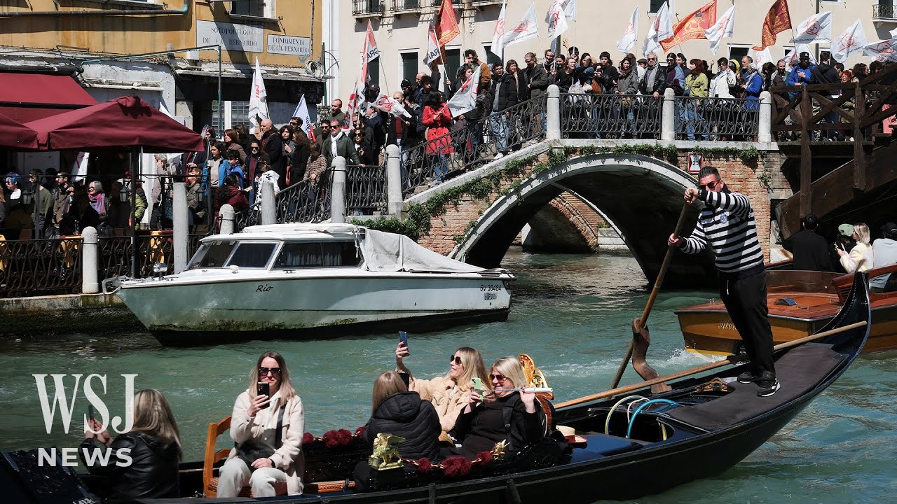 Overcrowded Venice Starts Charging Entry Fee for Tourists | WSJ News ...