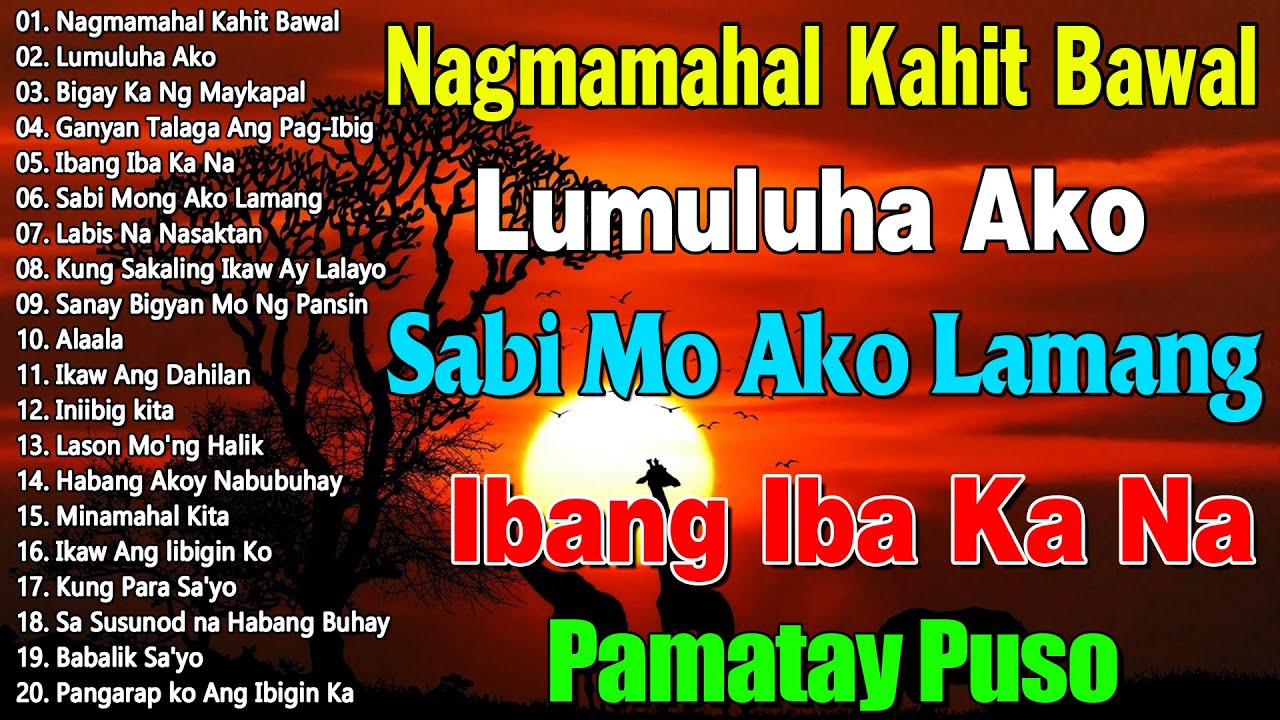 LUMANG KANTA MEDLEY💖 Tagalog Love Song 70s 80s 90s 💓 Pure Tagalog Pinoy ...