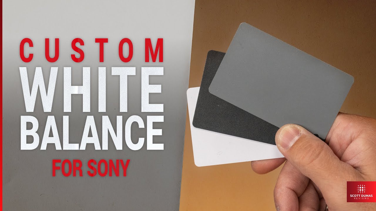 QUICK & EASY | How to Set a Custom White Balance on Sony Mirrorless ...
