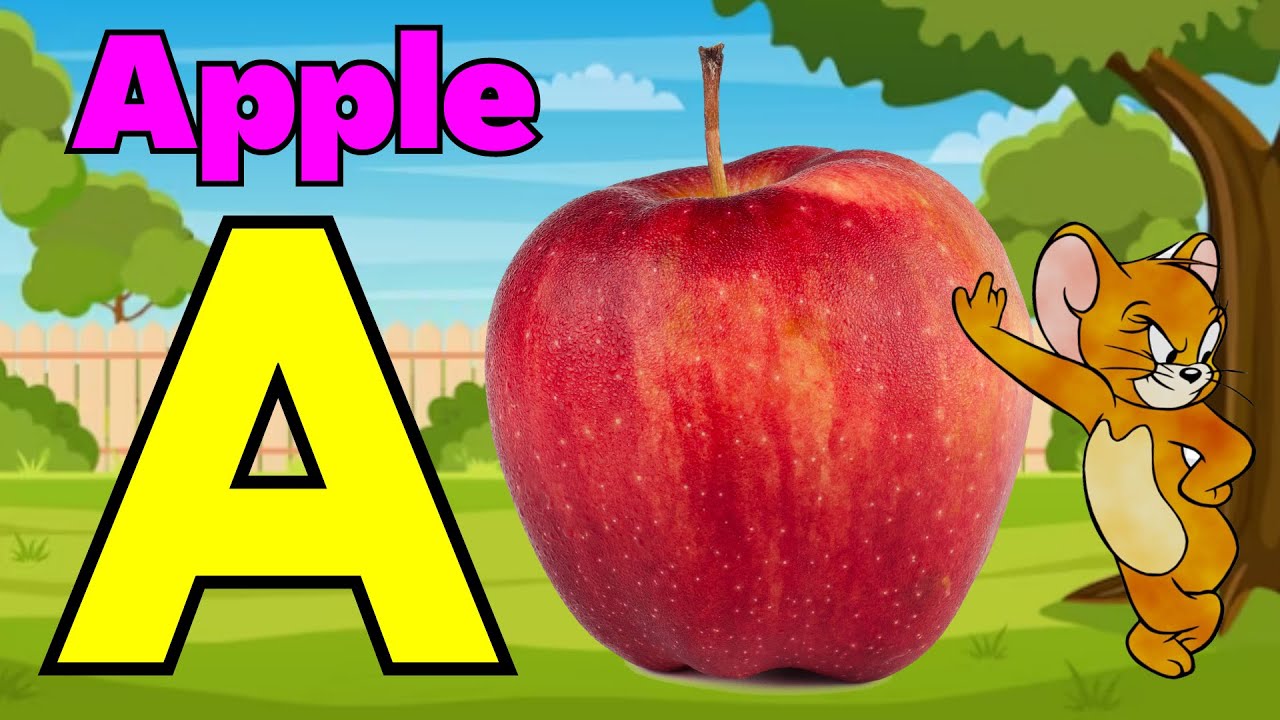 Alphabet Phonics Song A for Apple | ABC Song Phonics | ABC Song | Apple ...