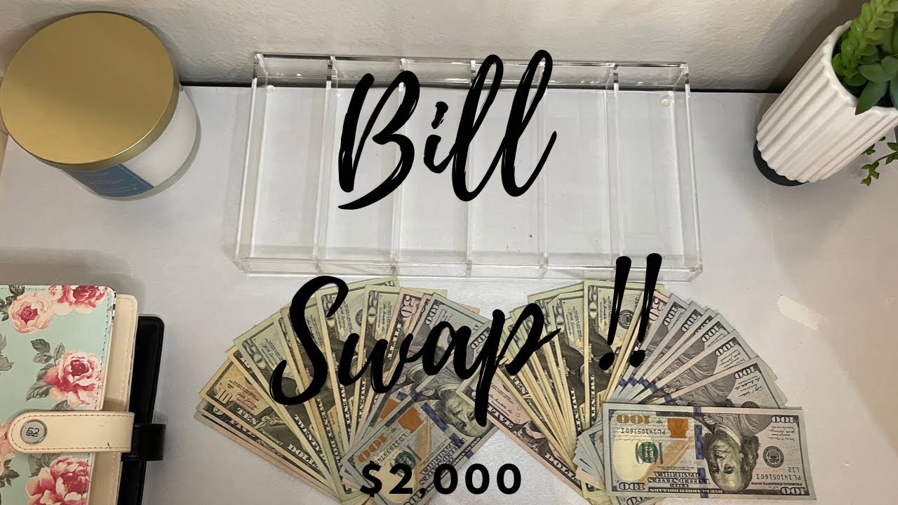 First Bill Swap !! | August 2022 💕 | $2,000 - YouTube