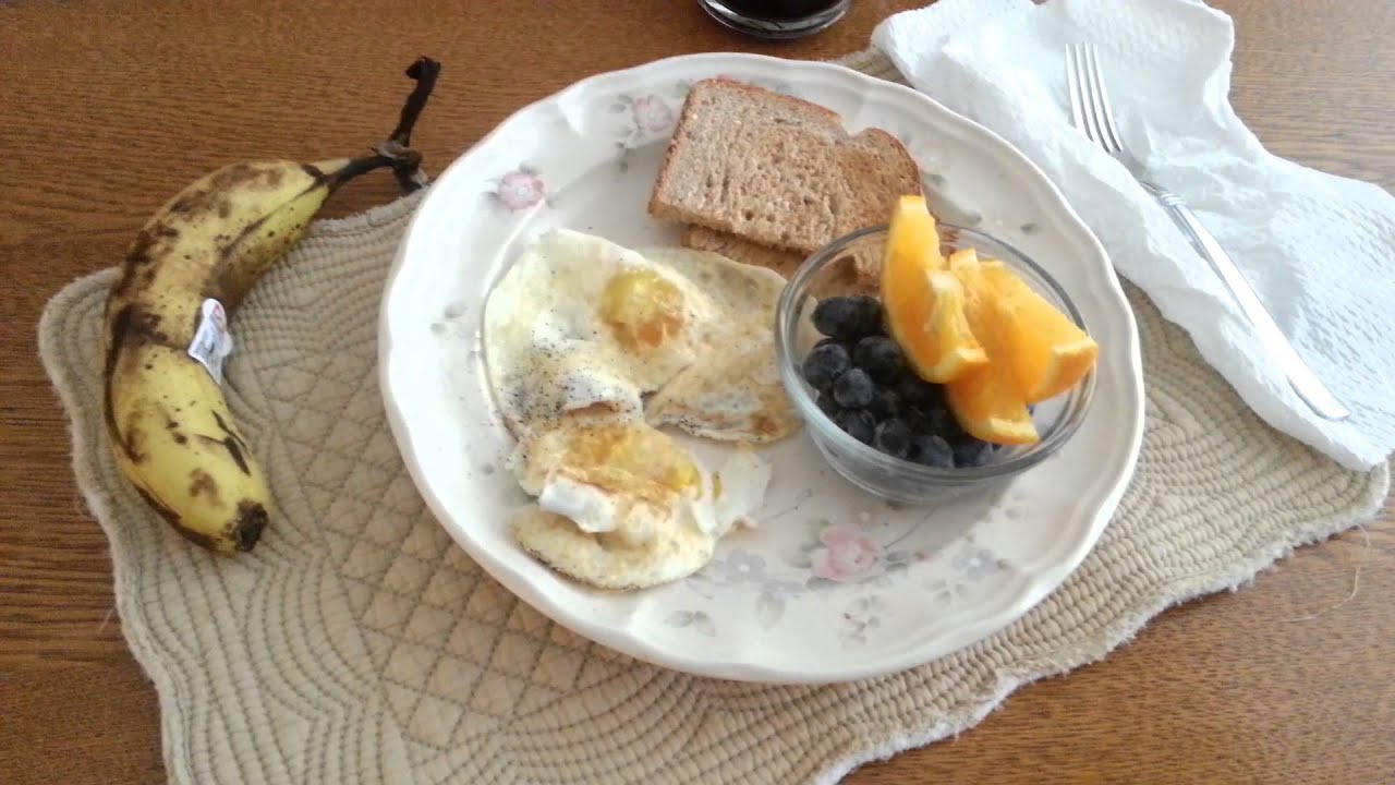 What I Eat Wednesday. Breakfast - YouTube