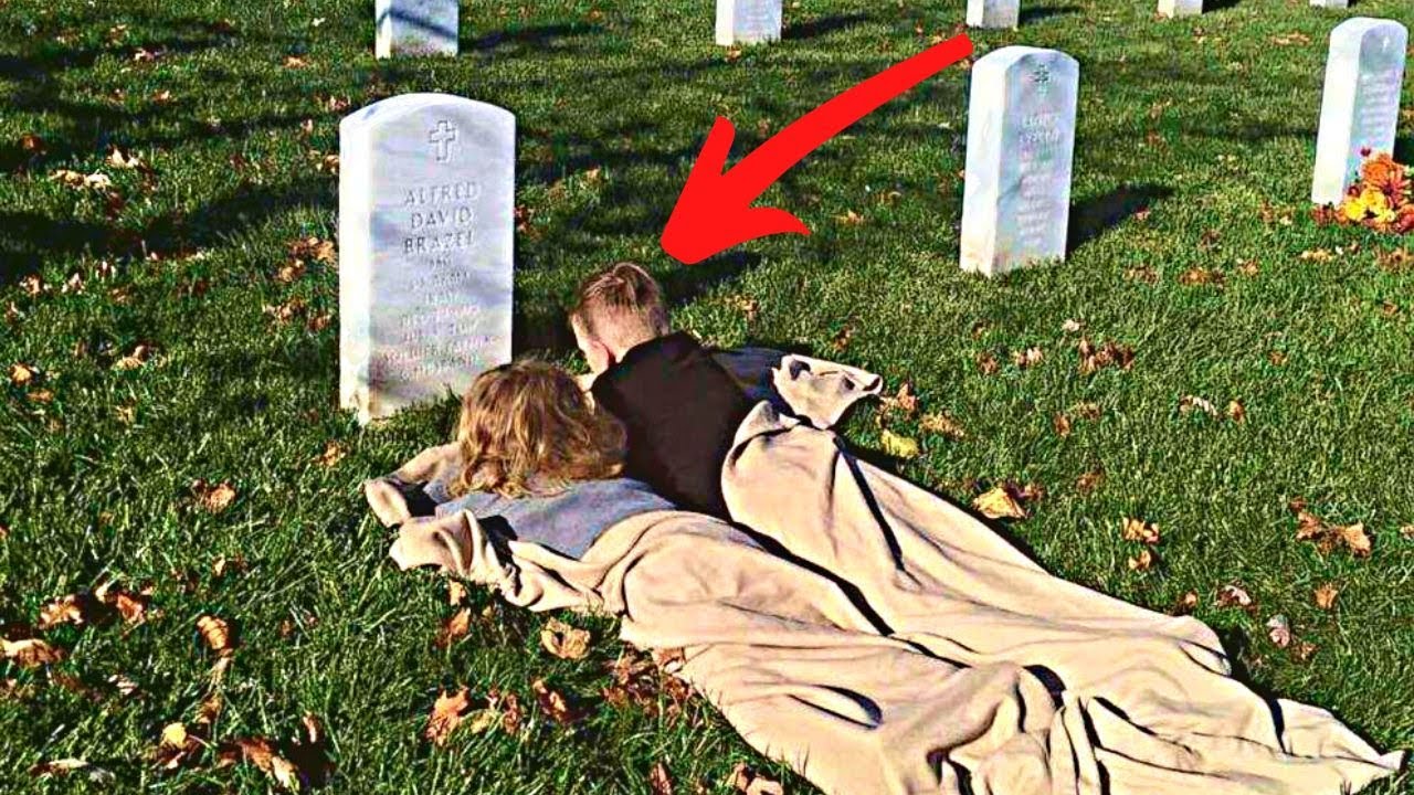 Two Brothers Visit Their Father’s Grave for the First Time and Tell Him ...