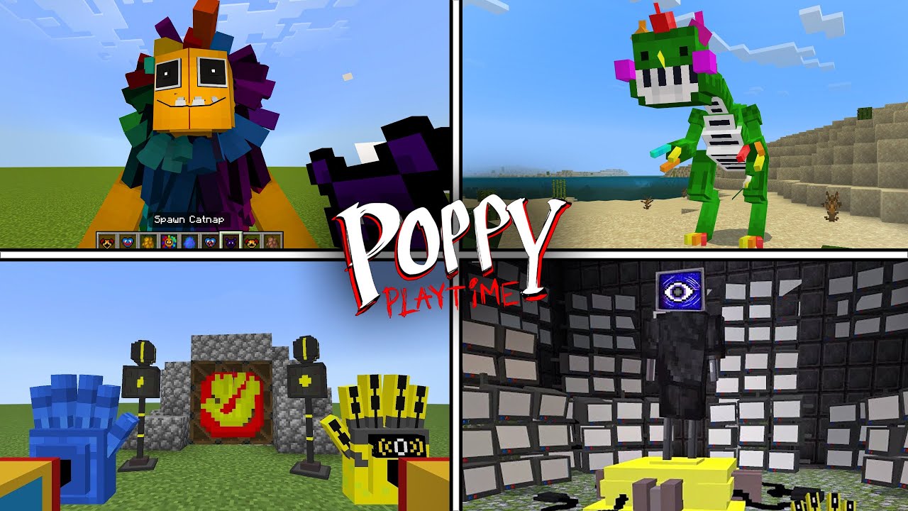 [Chapter 4] Poppy Playtime Chapter 4 - Minecraft mods /addons - YouTube
