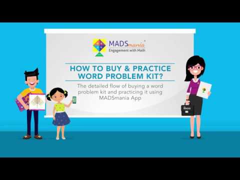 How to buy word problem kit MADSmania App - YouTube