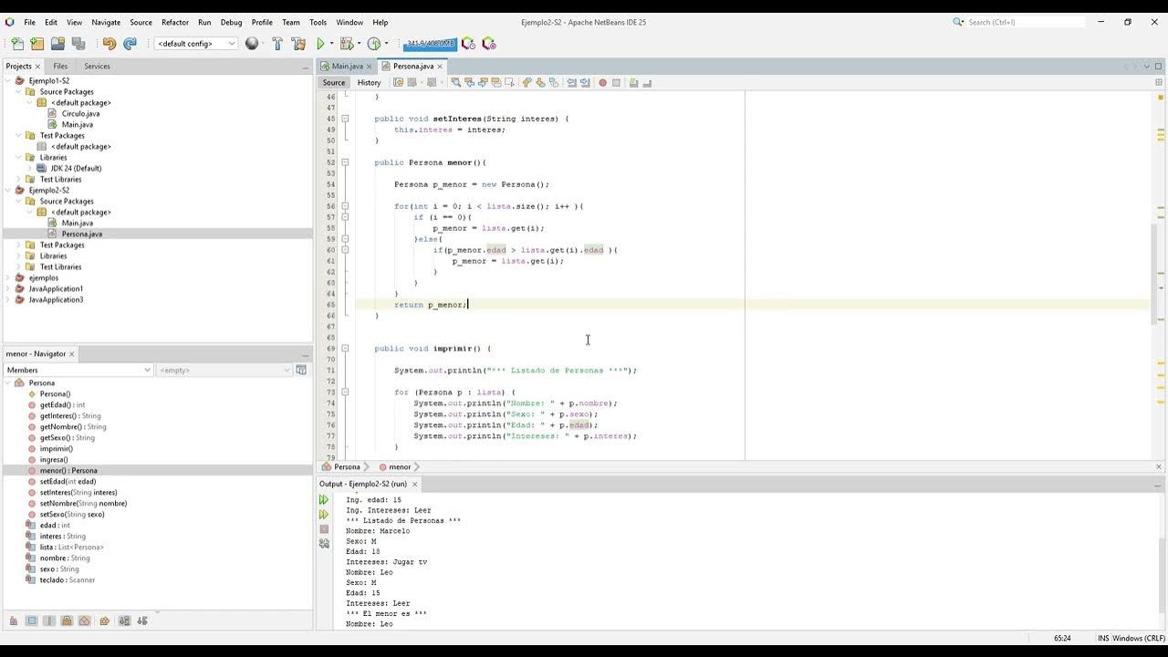 Ejemplo2 S2 RETO Apache NetBeans IDE 25 2025 - YouTube