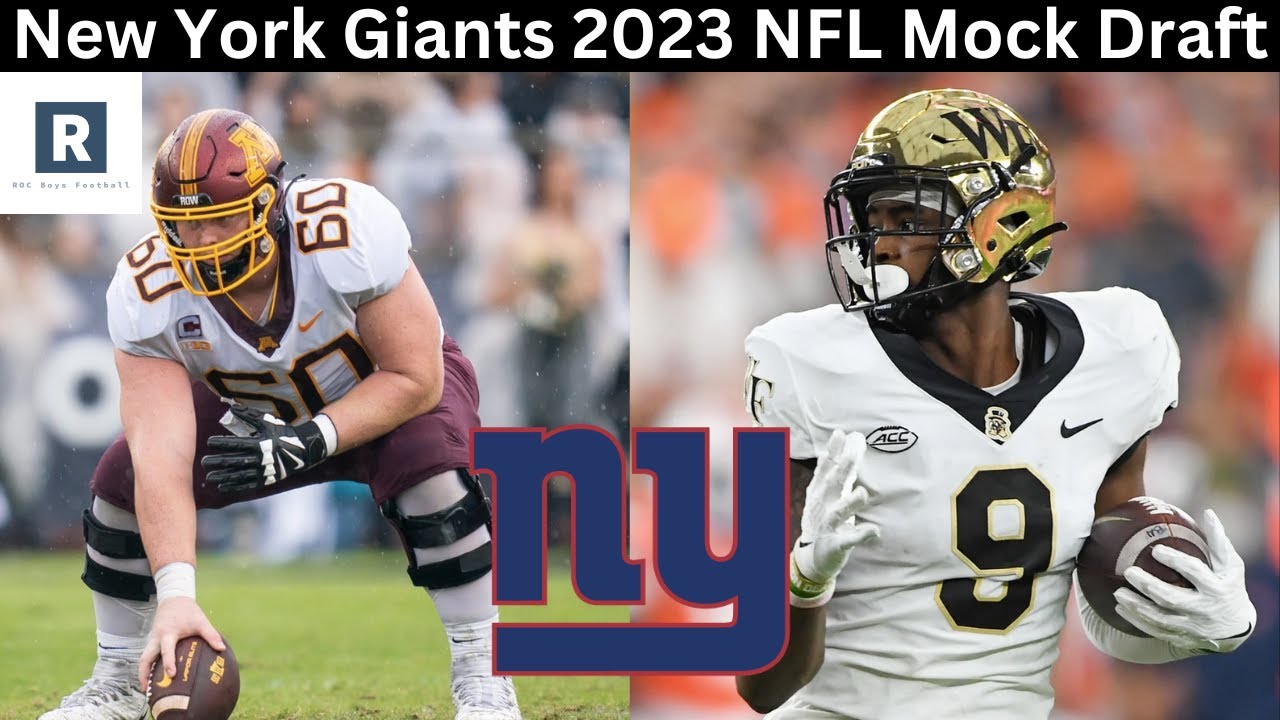 New York Giants 2023 NFL Mock Draft - YouTube