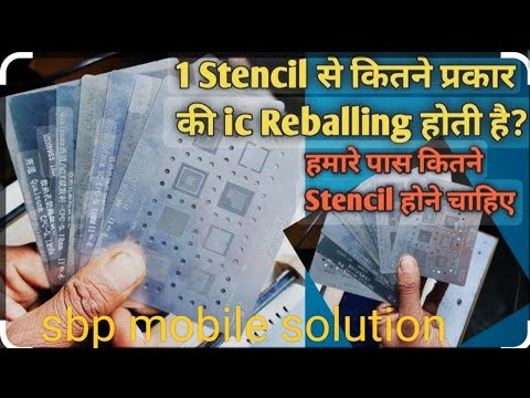 ic reballing tricks universal stencil#reballing #stencil - YouTube