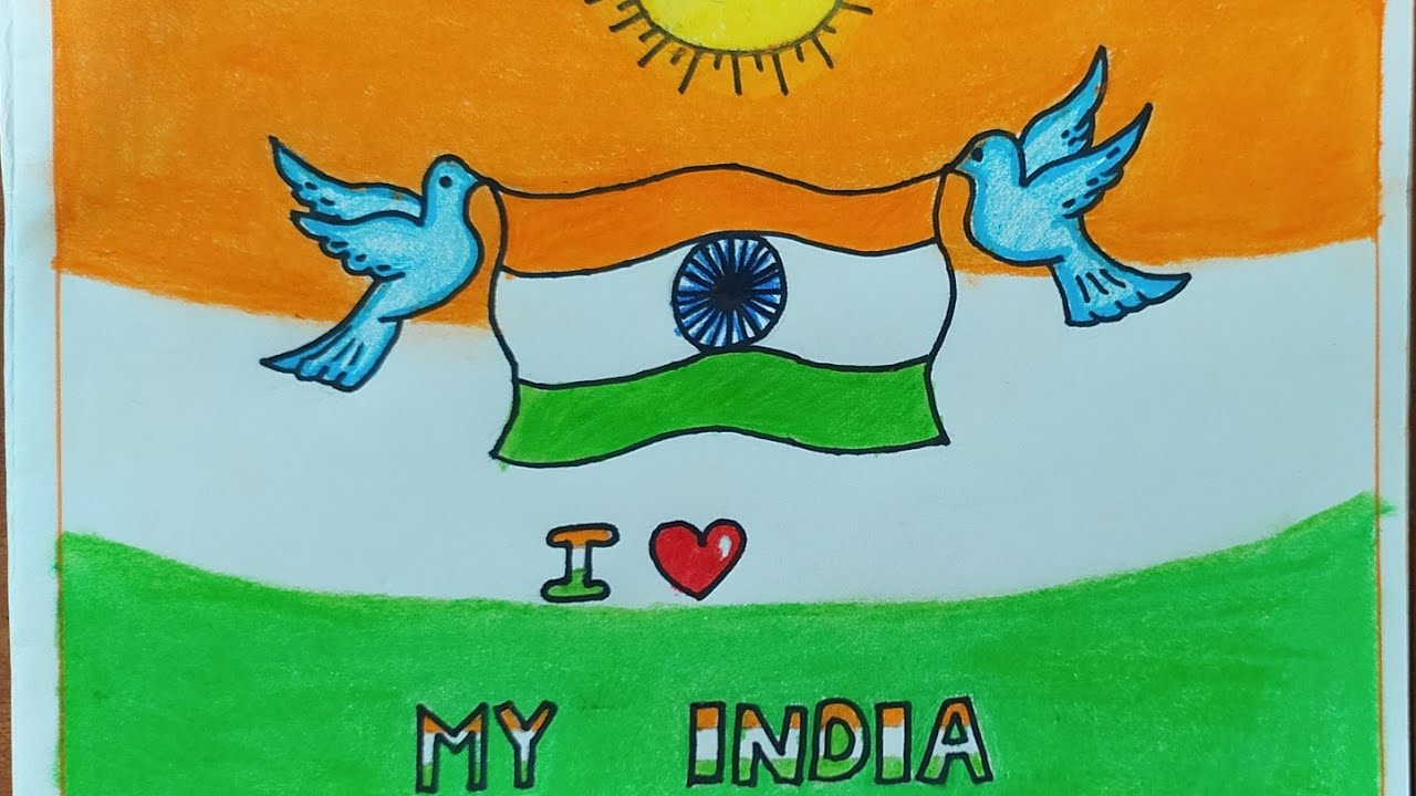 Independence Day Drawing || How to Draw Independence Day Drawing ...