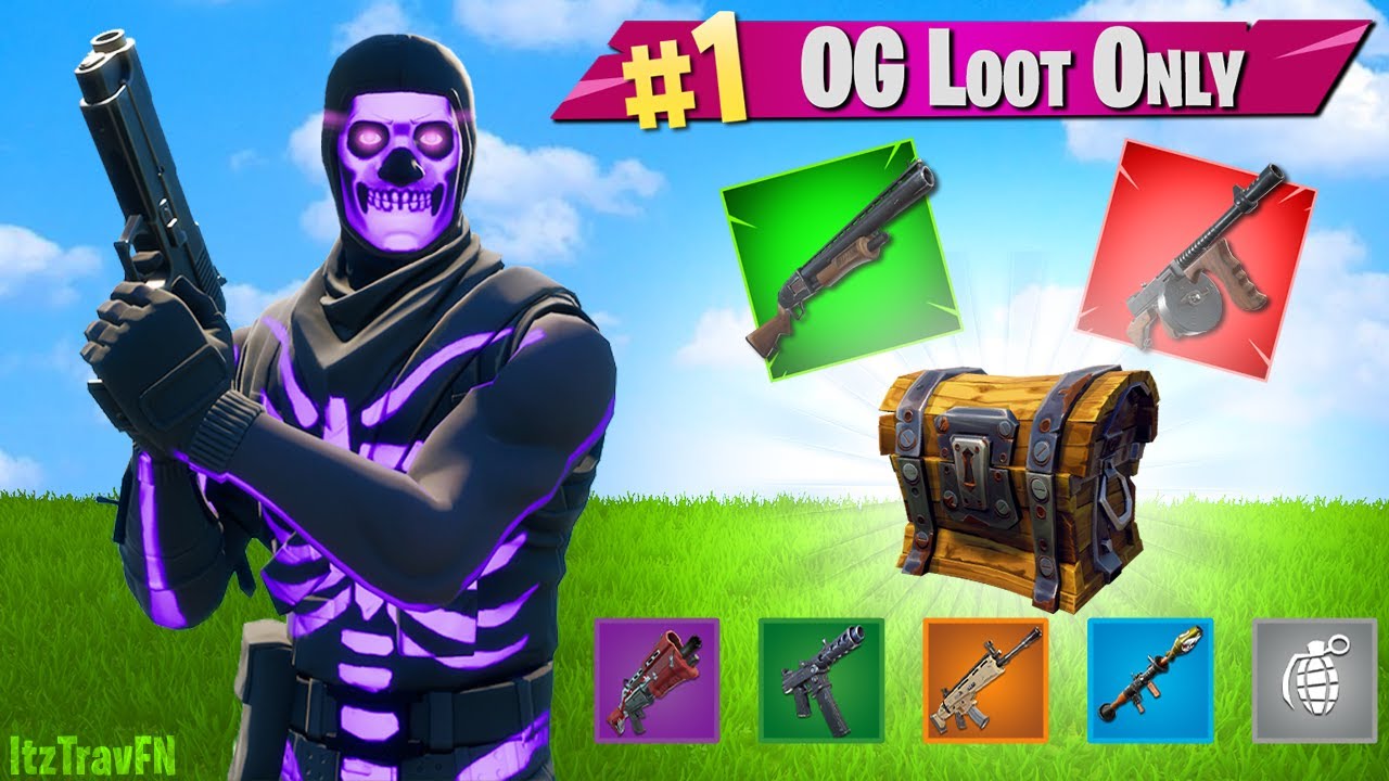 OG Loot Only Challenge - Fortnite Battle Royale - YouTube