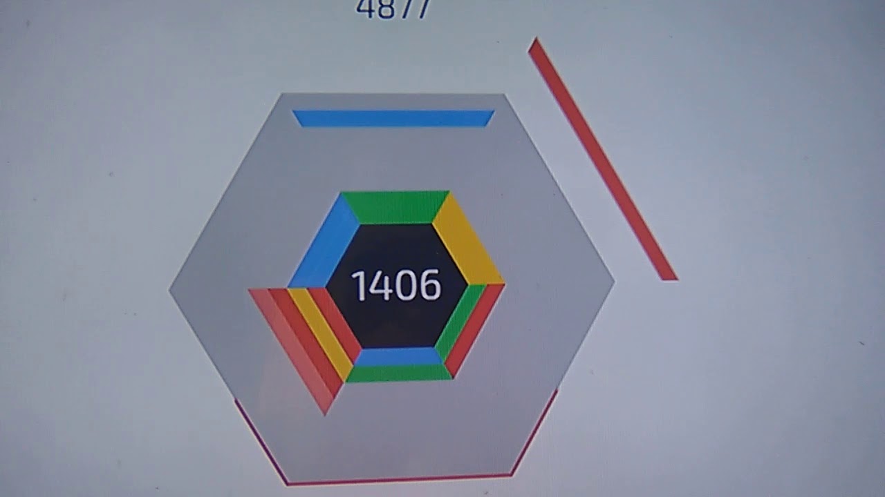 I BEAT THE DEVELOPER'S SCORE! Hextris Gameplay (POSSIBLE WORLD RECORD ...