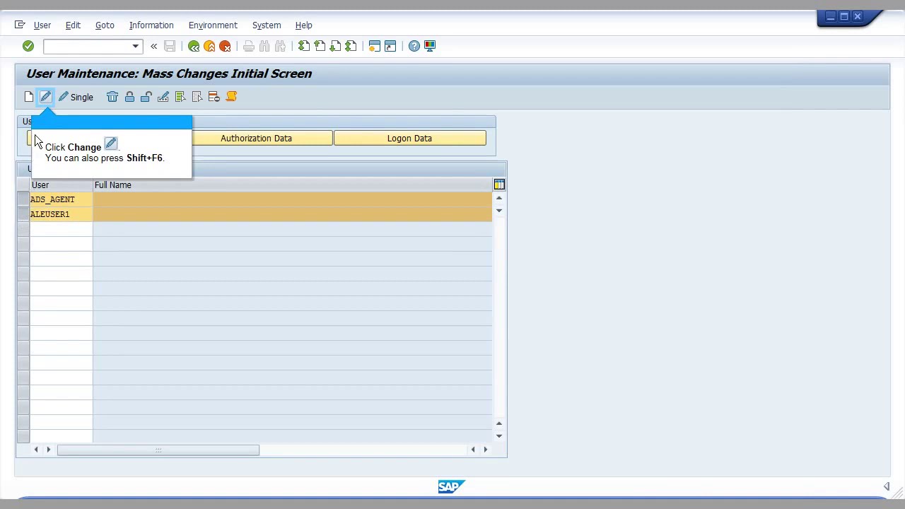 SAP Security :How to assign_create a new company address to more users ...